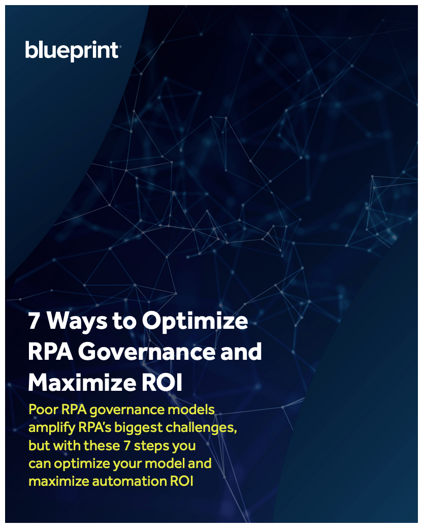 Whitepaper - 7 Ways to Optimize RPA Governance and Maximize ROI